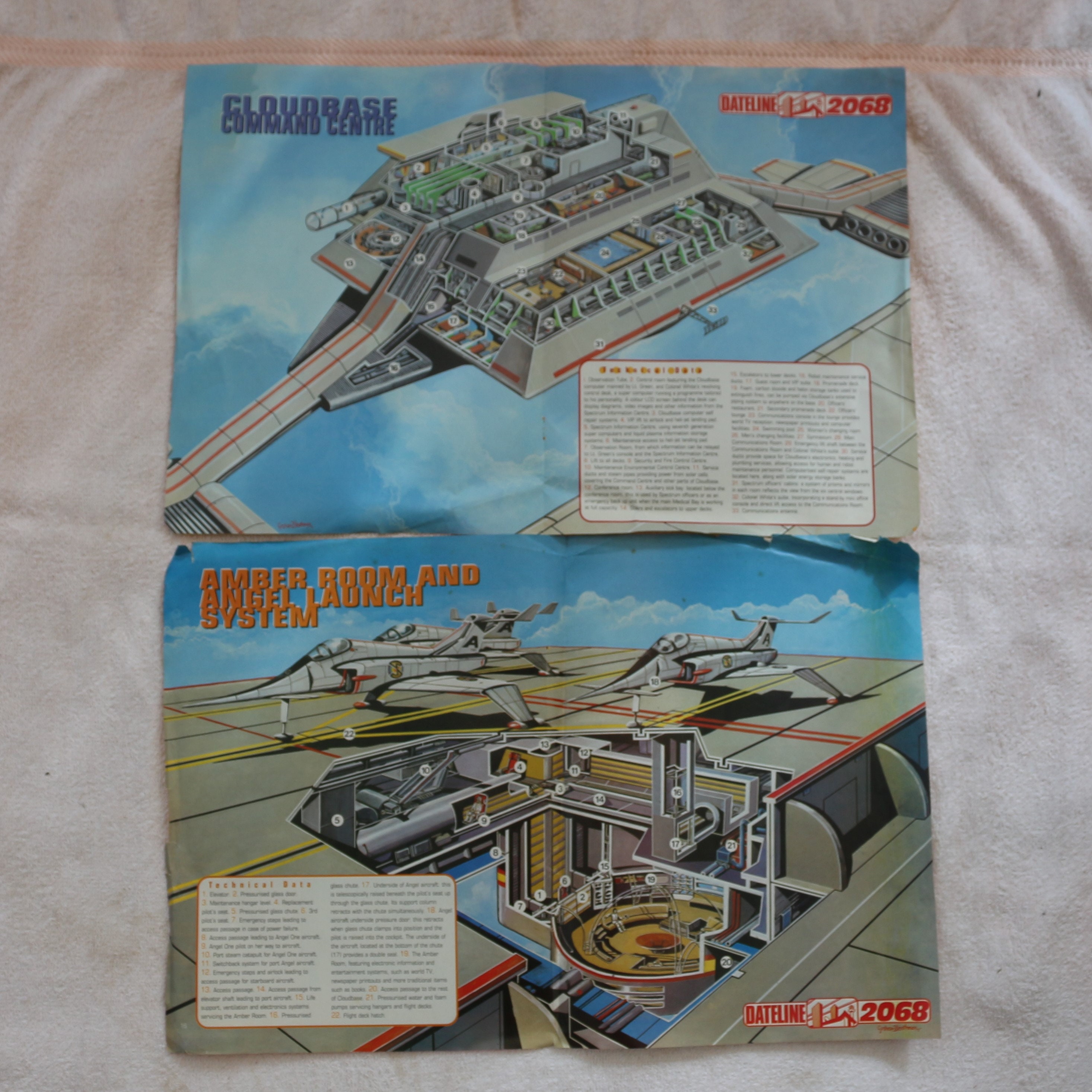28 Pages of 4 X A4 Gerry Anderson Comics, Thunderbirds, Spectrum Capt ...
