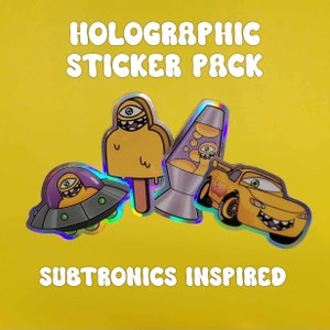 Unhinged Cyclops Army Sticker Pack | Holographic | 4 Stickers - Etsy