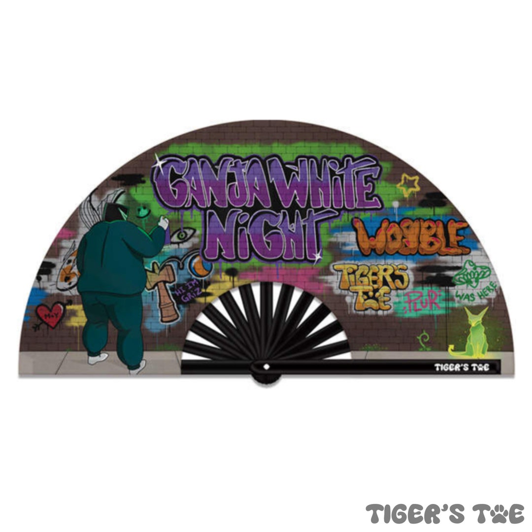 Dark Wobble Graffiti Clack Fan Uv-reactive - Etsy