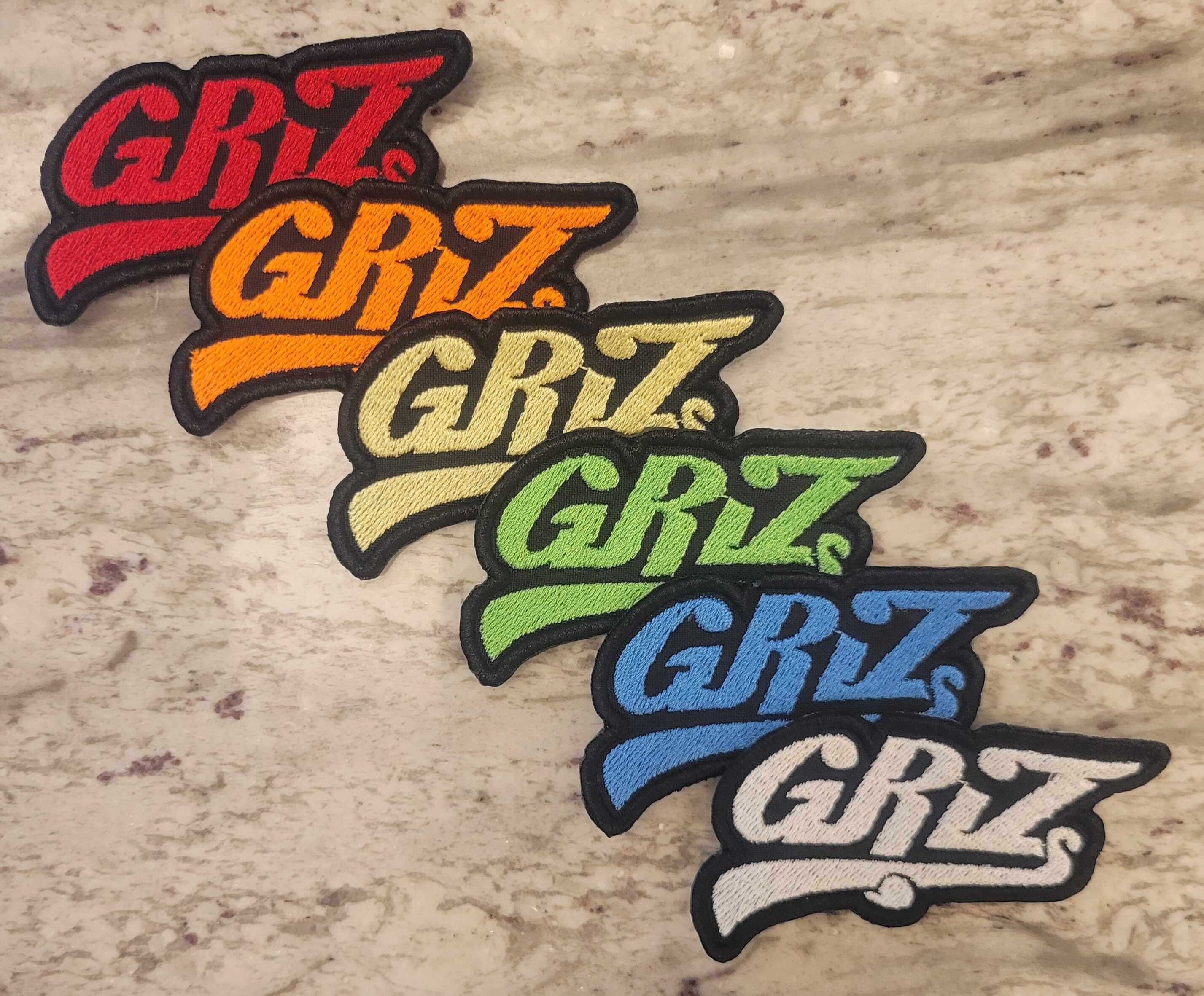 Griz Swoosh Logo Embroidered Iron-on Patch - Etsy