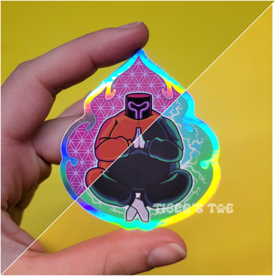 Holographic Mr. Wobble & Dark Wobble Stickers - Etsy