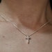 925 Sterling Silver Thick Cross Pendant Necklace, Cross Necklace, Thick ...