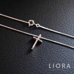 925 Sterling Silver Thick Cross Pendant Necklace, Cross Necklace, Thick ...