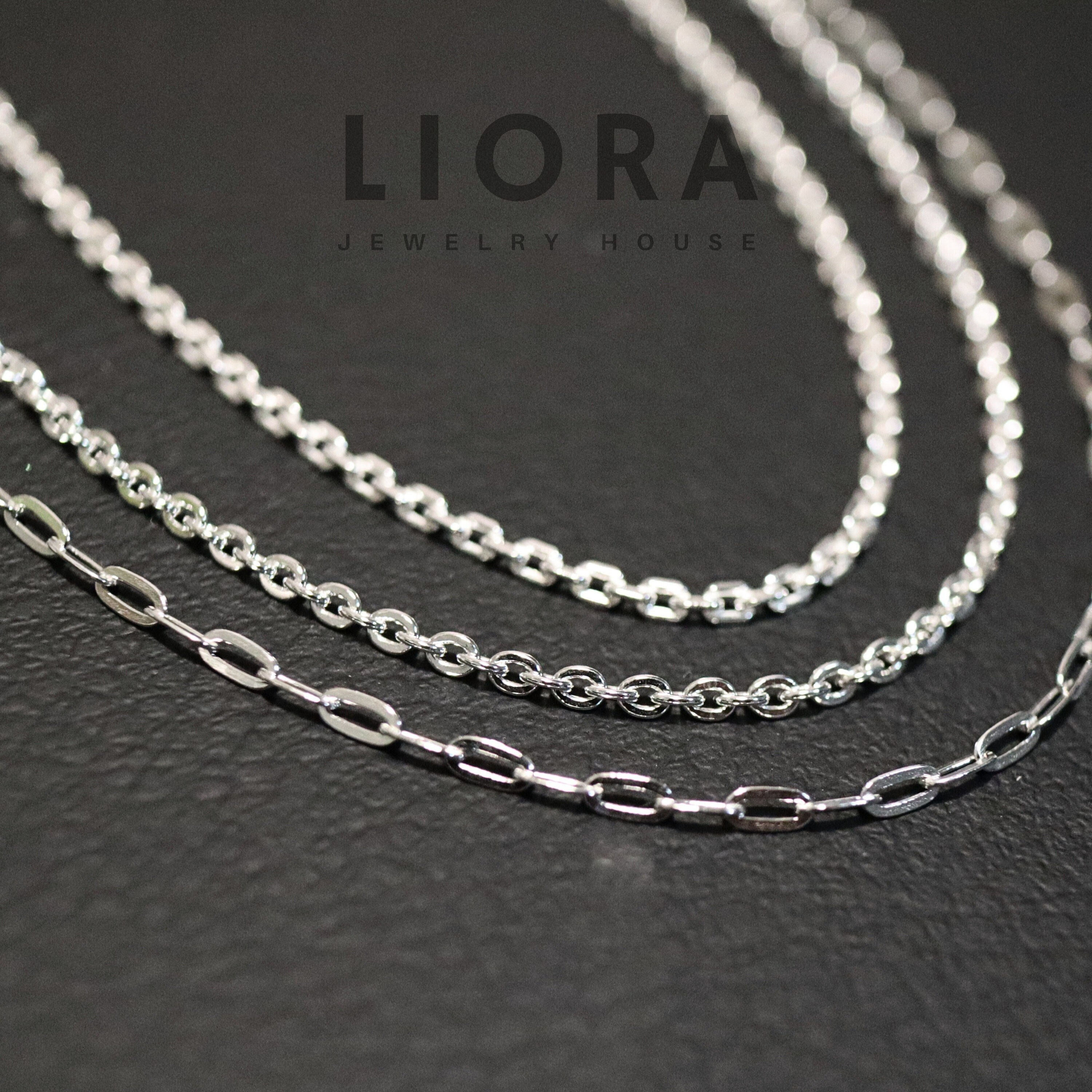 925 Sterling Silver 2mm Thick Cable Chain, Silver Solid Cable Chain ...
