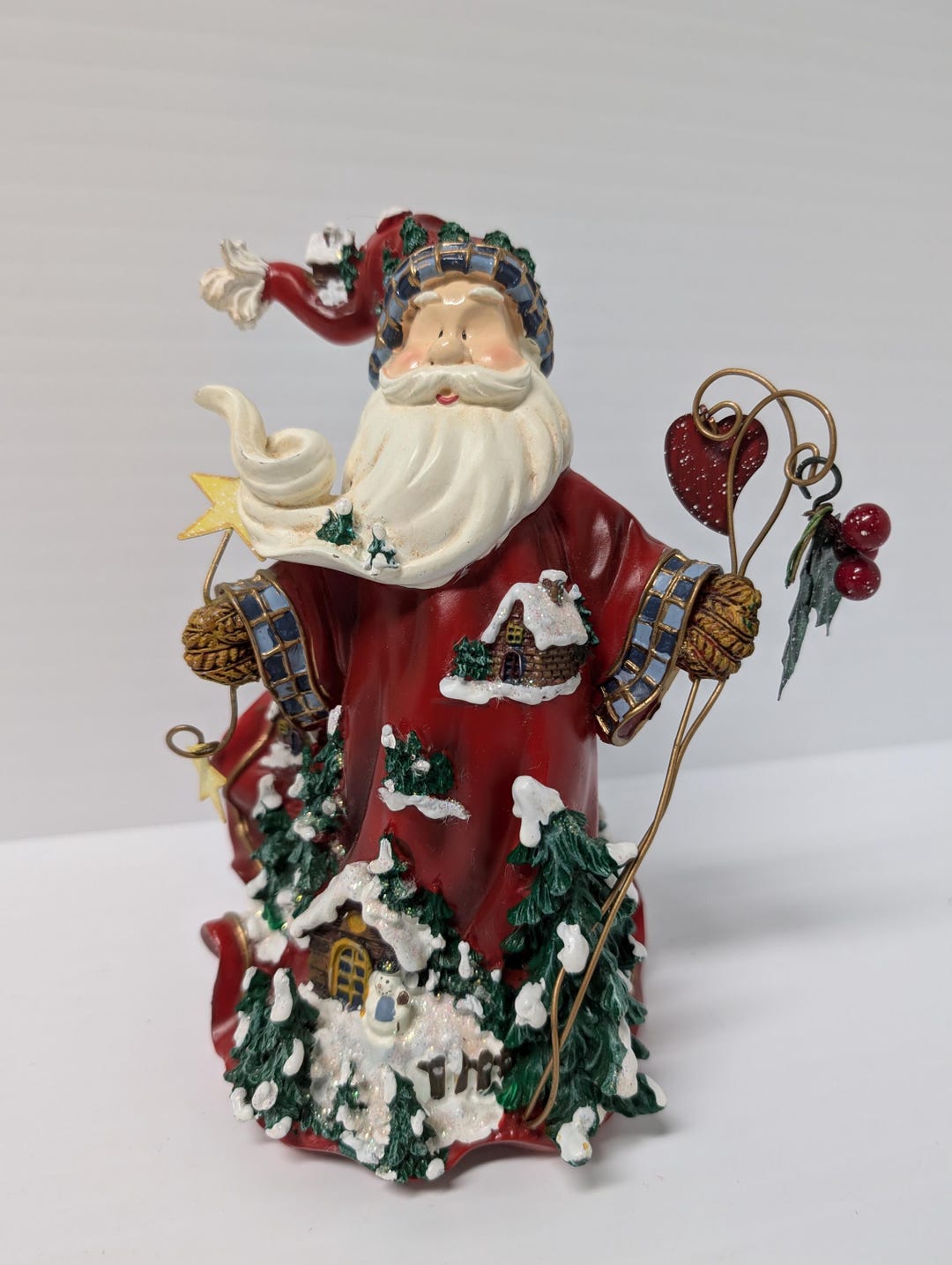 2002 Christmas Santa Claus Figurine by Home Interiors and Gifts #55038 ...