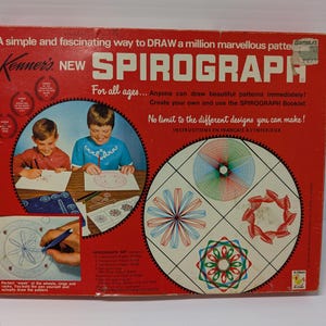 Vintage 1967 Kenner's New Spirograph Parts Missing - Etsy