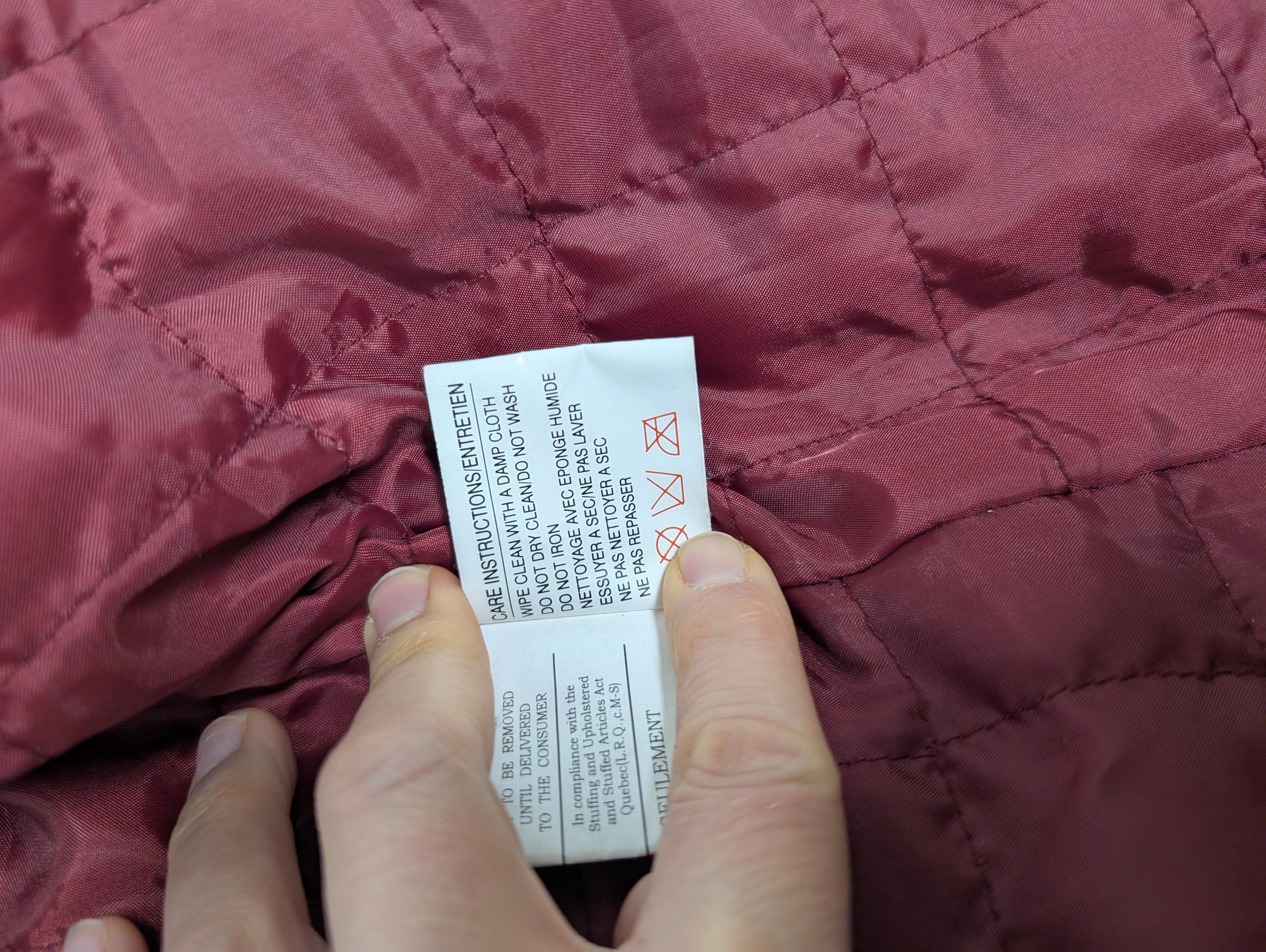 Retro Women's Dark Red Faux Leather Jacket by Ellabee Size M ...