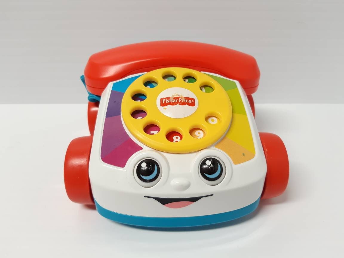 Fisher-price 2015 Mattel Chatter Rotary Classic Baby Toy Telephone - Etsy