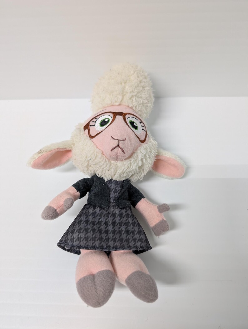 Vintage Disney's Zootopia Bellwether Sheep Plush Toy Stuffed Animal 10 ...