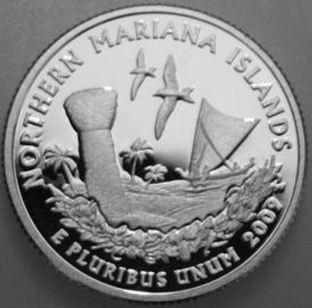 2009-S State Quarter Silver Proof N. Mariana Islands No Problem Coin - Etsy
