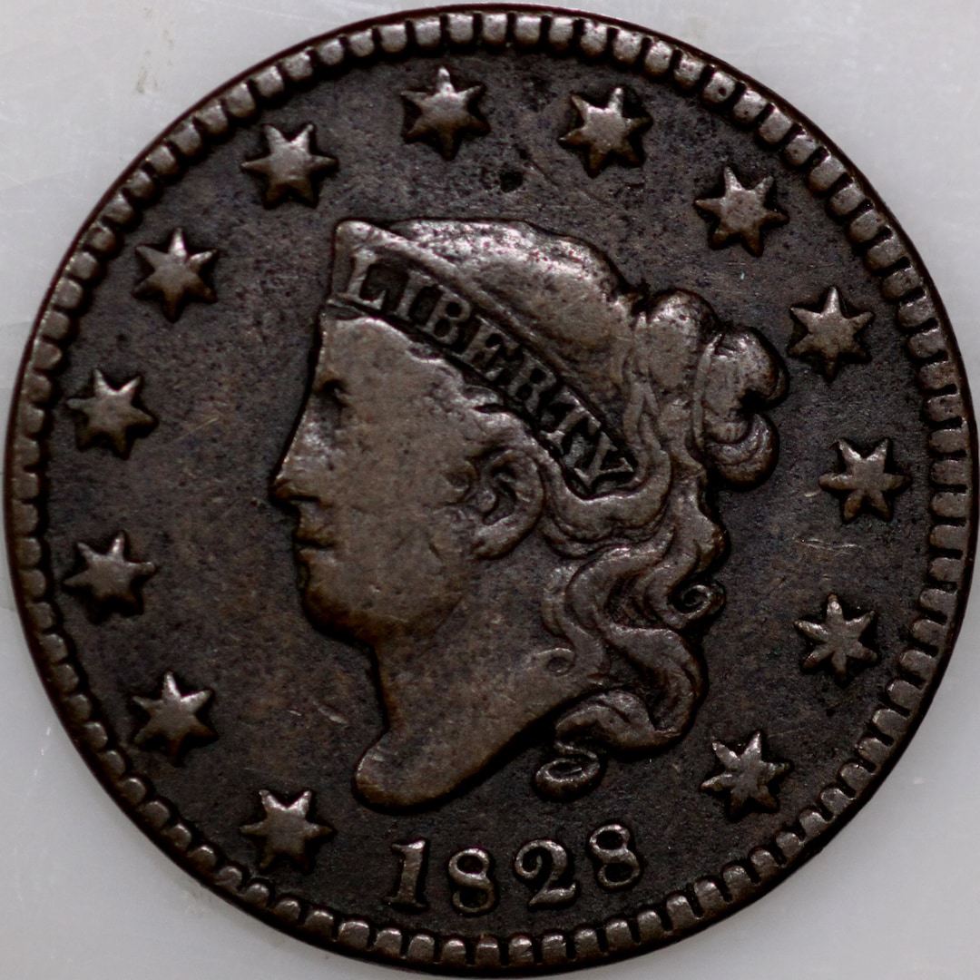 1828-P Large Cent, Small Wide Date, Over 150 Years Old as Shown [SN01 ...