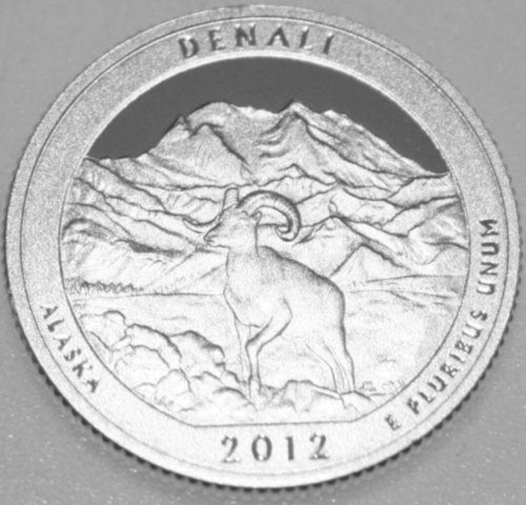 2012-S ATB Quarter Silver Proof Denali DE Nice No Problem Coin - Etsy
