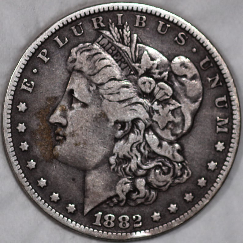 1882-O Morgan Silver Dollar 90% Silver a Nice Piece of History as Shown ...
