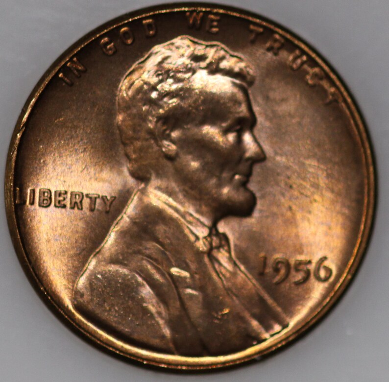 1956-P Wheat Cent, Popular Collector Coin, Uncirculated as Shown [SN30 ...
