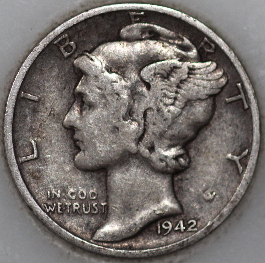 1942-D Mercury Dime 90% Silver, Popular Collector Coin as Shown [SN01 ...