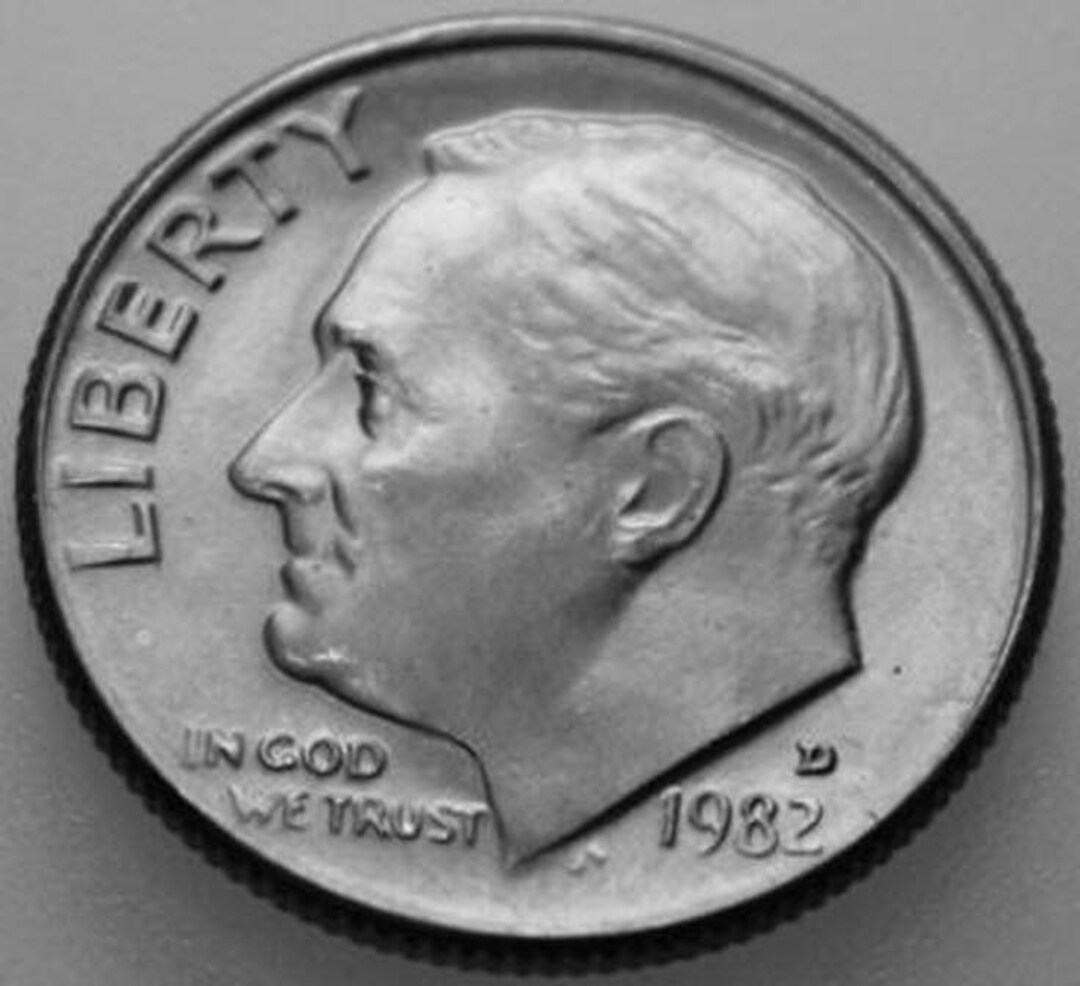 1982-D Roosevelt Dime Mint State Uncirculated BU With Light Toning - Etsy