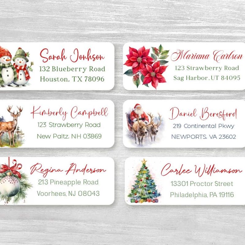 Christmas Tree Label - Etsy