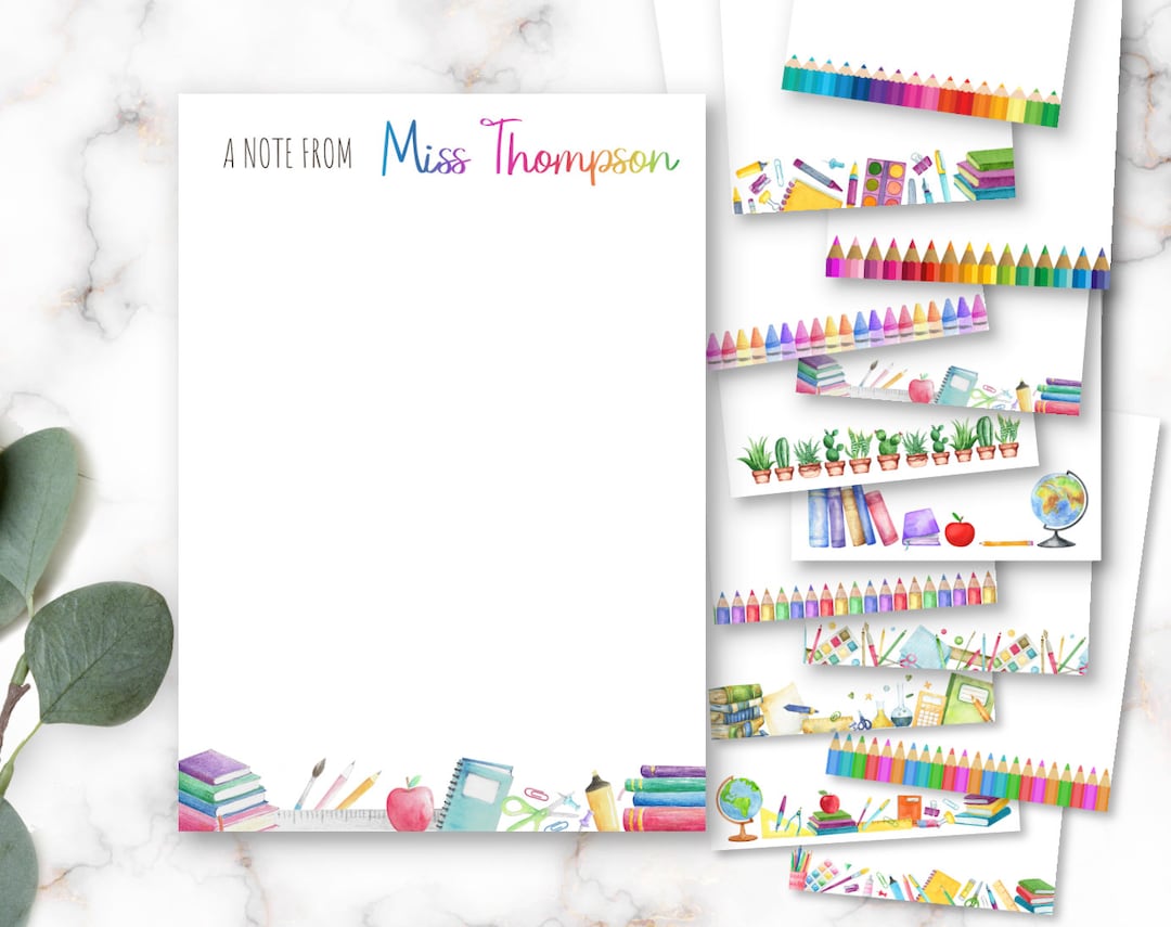 Personalized Notepad, Custom Memo Pad, Handmade Stationery, Writing Pad ...