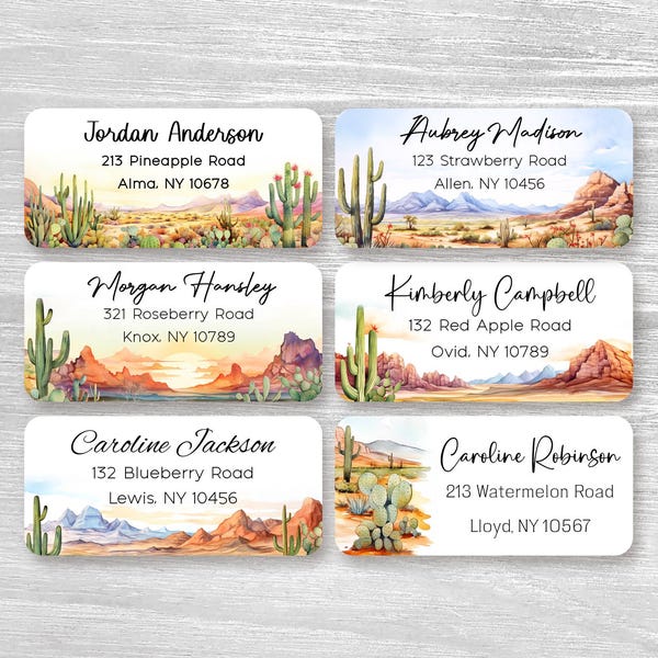 Cactus Stickers - Etsy