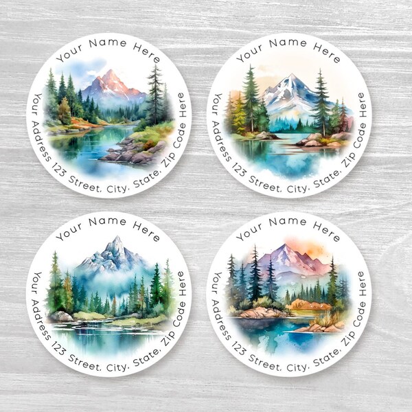 Round Labels - Etsy