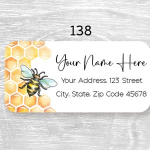 Set of 48 Personalized Bird Bee Butterfly Hummingbird Nature Spring ...