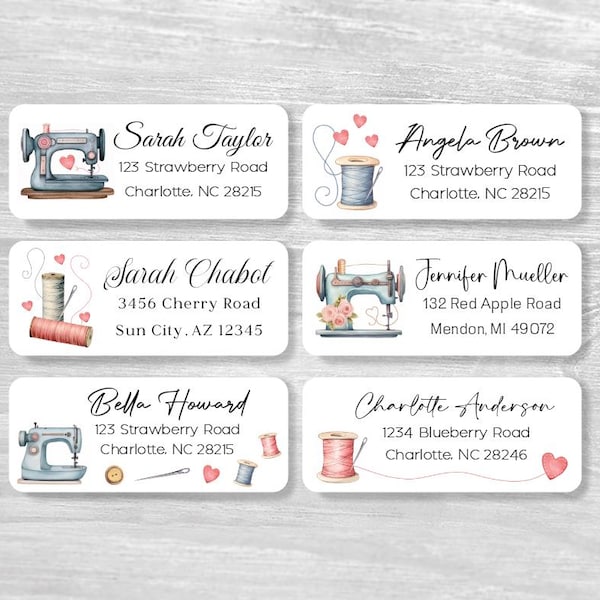 Sewing Machine Label - Etsy