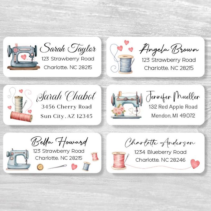 Sewing Machine Label - Etsy