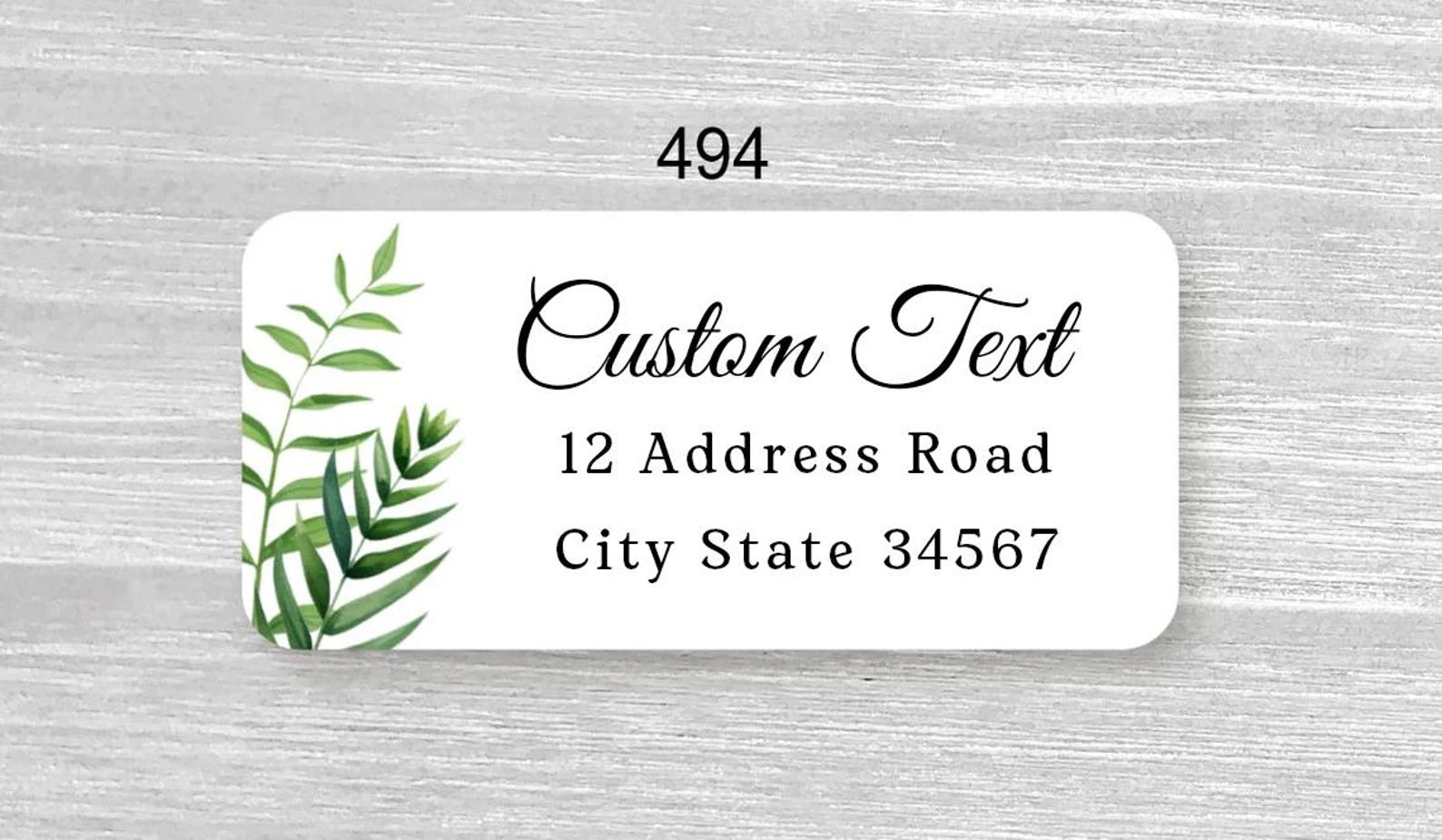 Personalized Watercolor Tropical Leaves Monstera Palm Summer Return ...