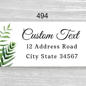 Personalized Watercolor Tropical Leaves Monstera Palm Summer Return ...