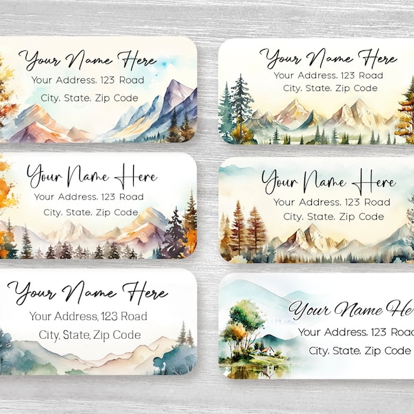 Personalized Address Labels - Etsy