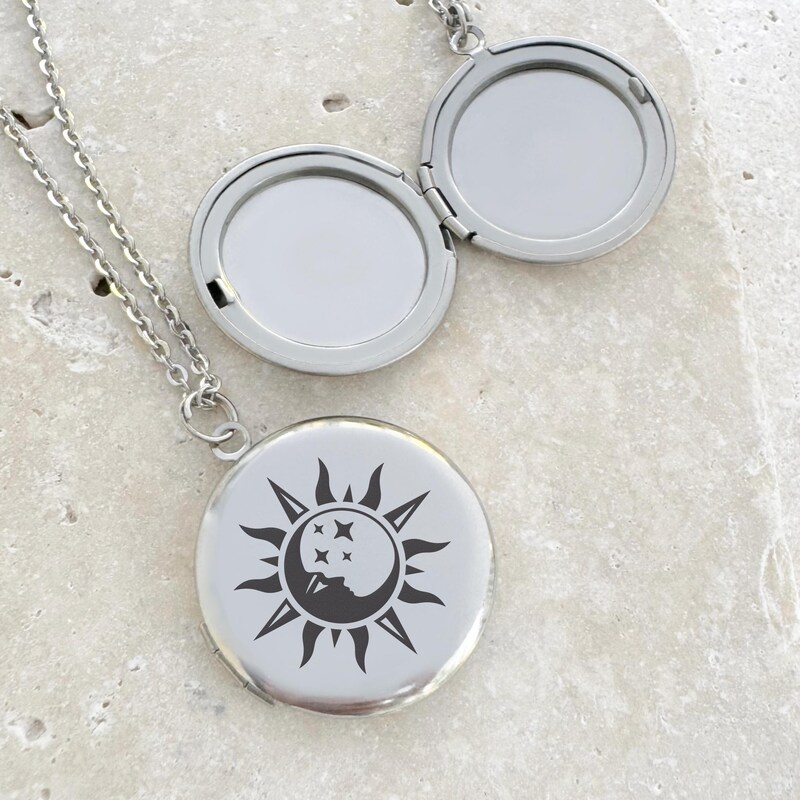 Moon Locket - Etsy