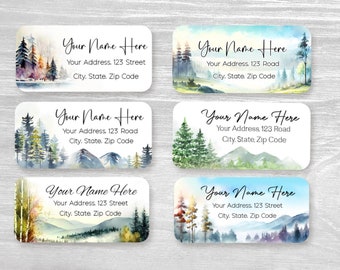Set of 30 Address Labels Weatherproof Labels Return Address Stickers ...