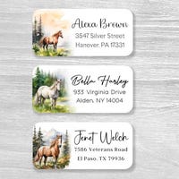 Ranch Yellowstone Return Address Labels, Aztec Stickers, Western ...