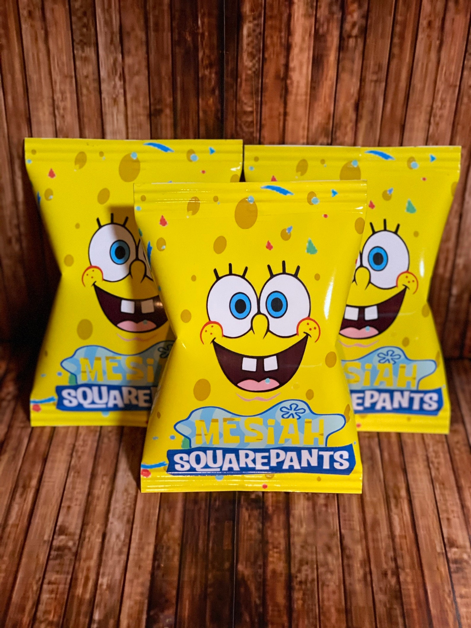 Spongebob Chip Bag | Etsy