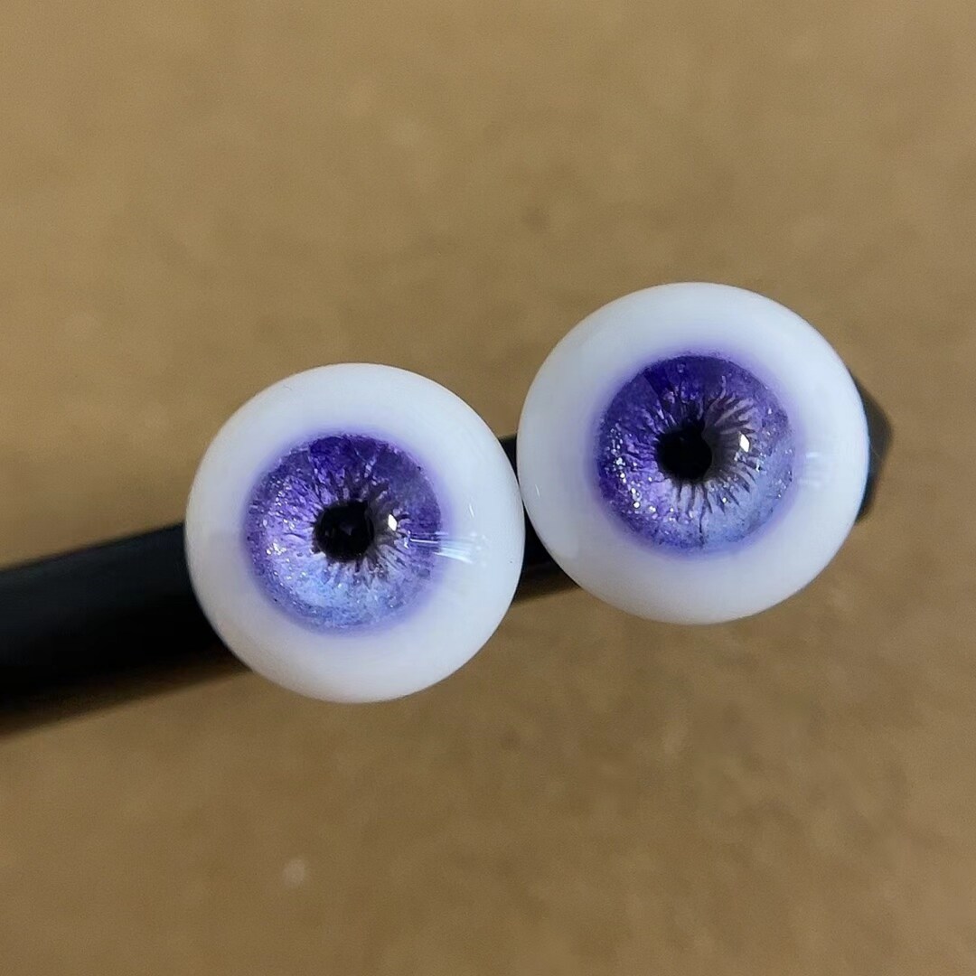 1/3 1/4 1/6 BJD Doll Eyes, Handmade BJD Eyes, Gradient Purple Eyes ...