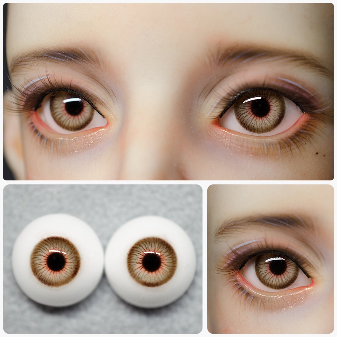 BJD Doll Eyes 1/3 1/4 1/6 Dolls Eyes, Eye for Dolls 10mm 12mm 14mm 16mm ...