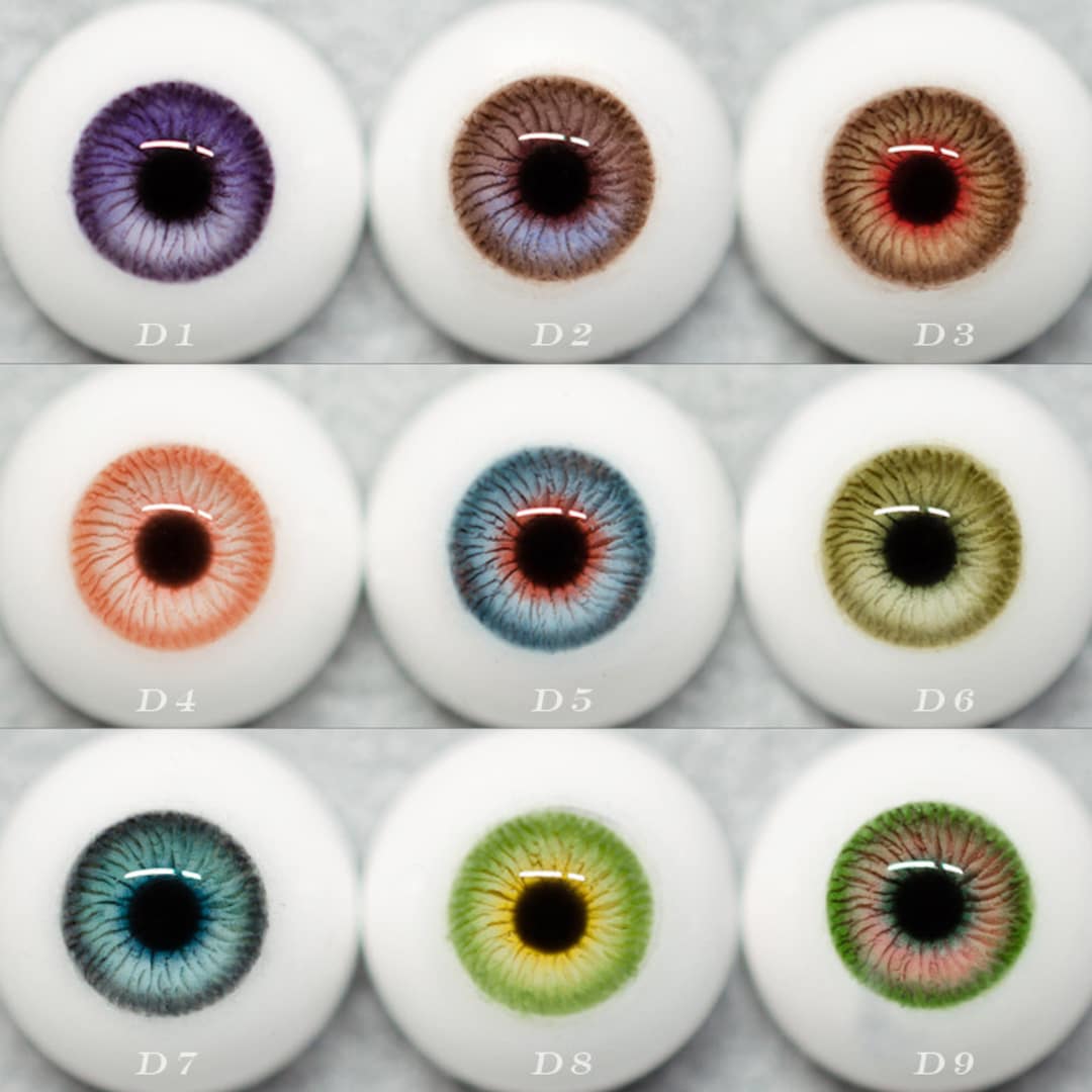 BJD Doll Eyes 1/3 1/4 1/6 Dolls Eye, Color Eyes for Ball Joint Dolls ...
