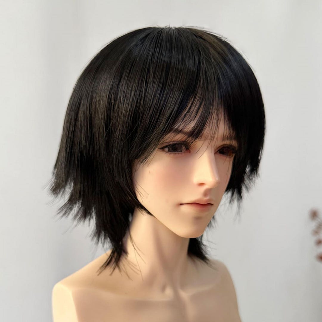 DIY BJD Wolf Cut Wig: Mohair, Multi-color, 1/3 1/4 Doll Customization ...
