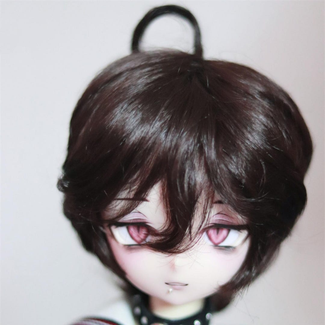 BJD Boy Doll Wig, Short Cowlick Hair, Size 5-6" to 9-10" - Etsy Australia