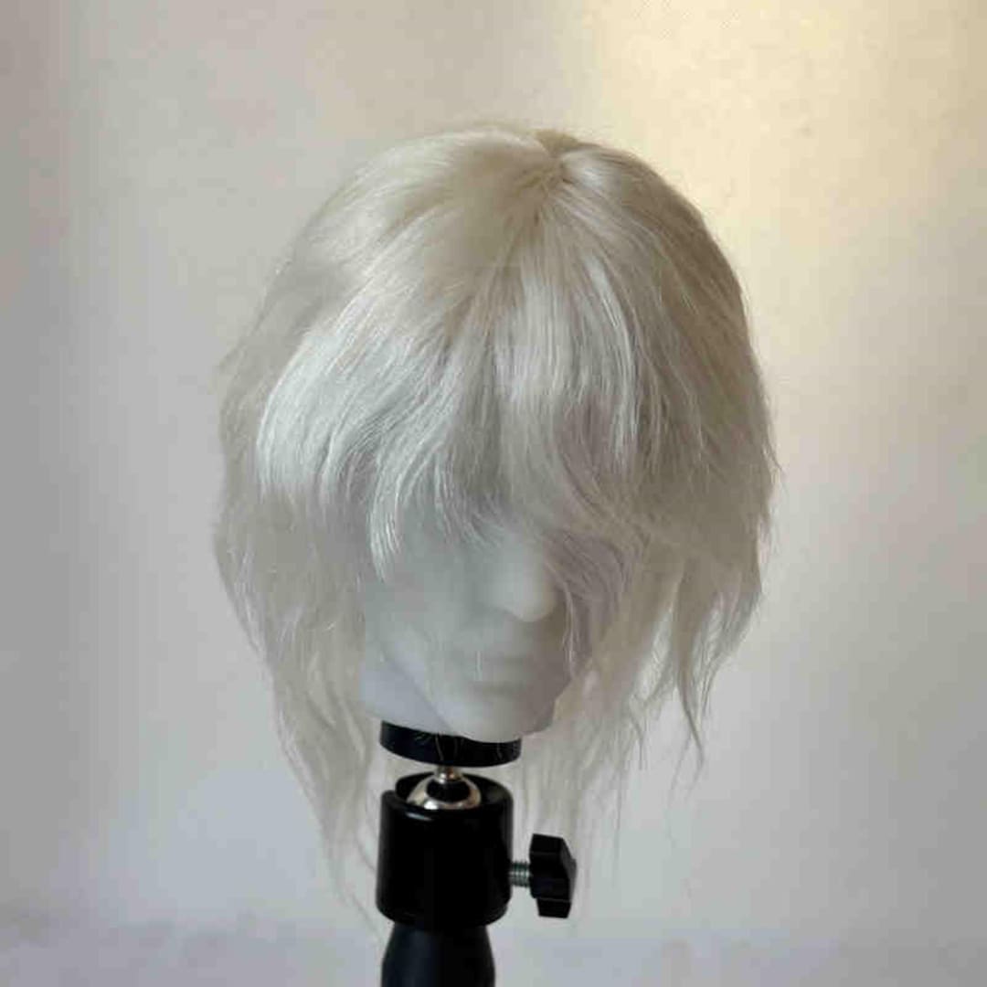 DIY BJD Mohair Wig: Multi-color Wolf Cut - 1/3 1/4 Doll Customization ...