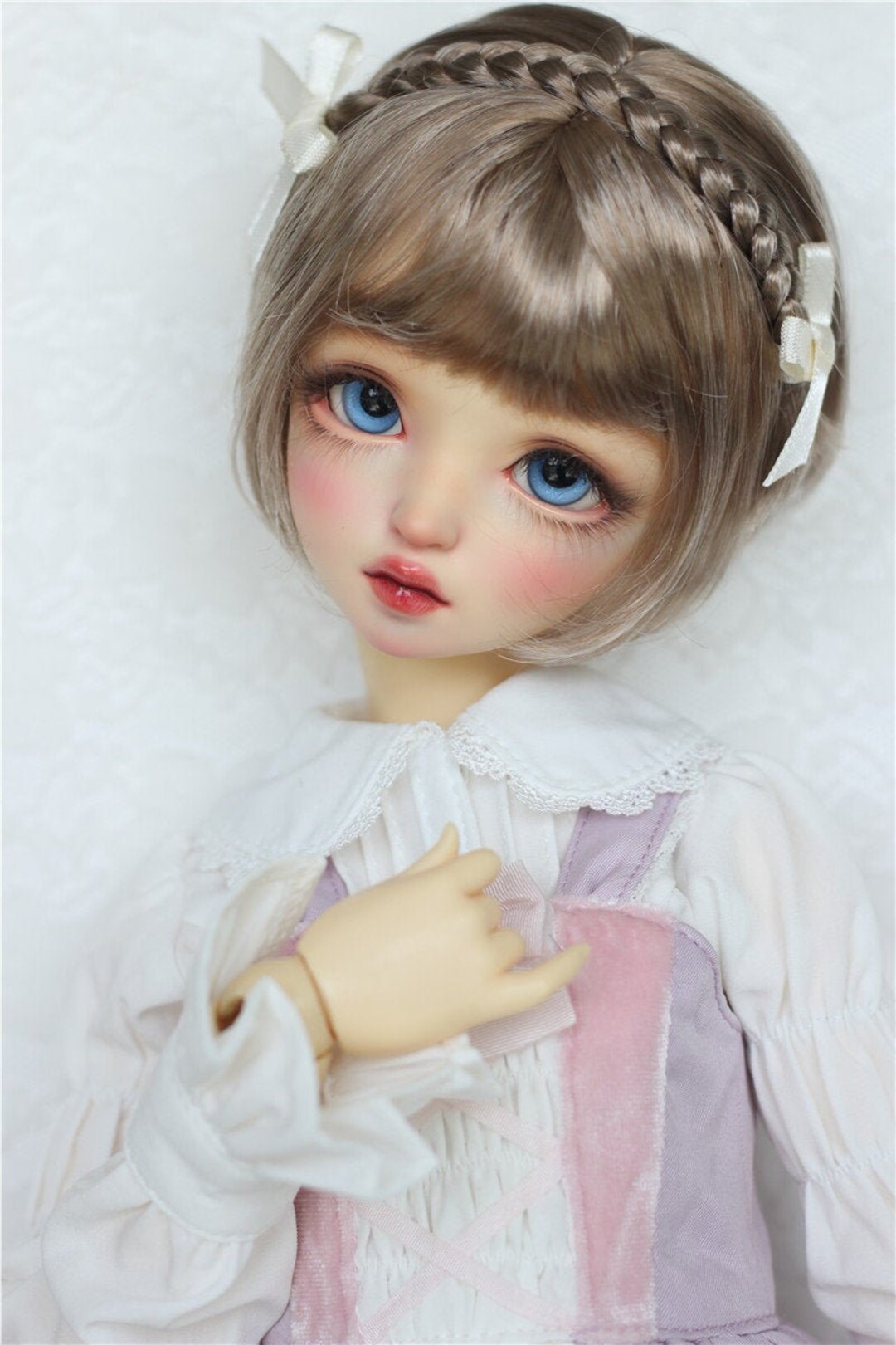 BJD Doll Wig: Chocolate Blonde Braid, Short Hair (1/3 1/4 1/6 1/8) - Etsy
