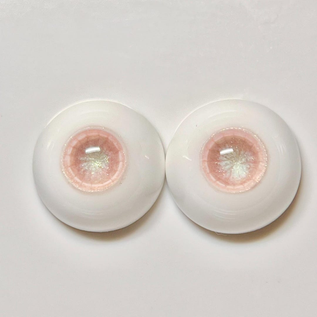 Pink BJD Doll Eyes: Realistic Toy Eyes for 1/3, 1/4, 1/6 Dolls - Etsy