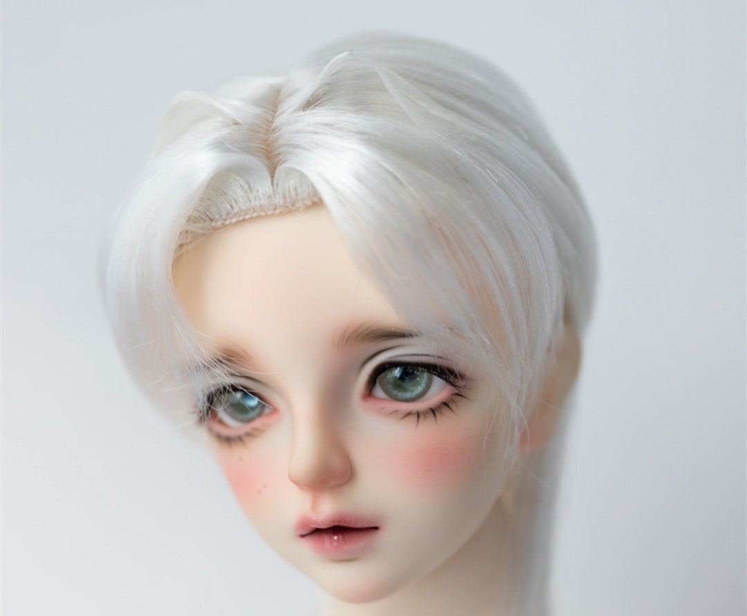 8-9 BJD Doll Wig, Cute Boy Doll Wig With Cat Ears, Fashion Short Hair ...