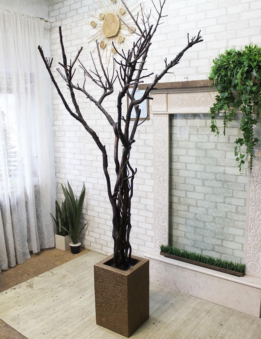 Decor From Natural Branches of Decorative Trees - Etsy