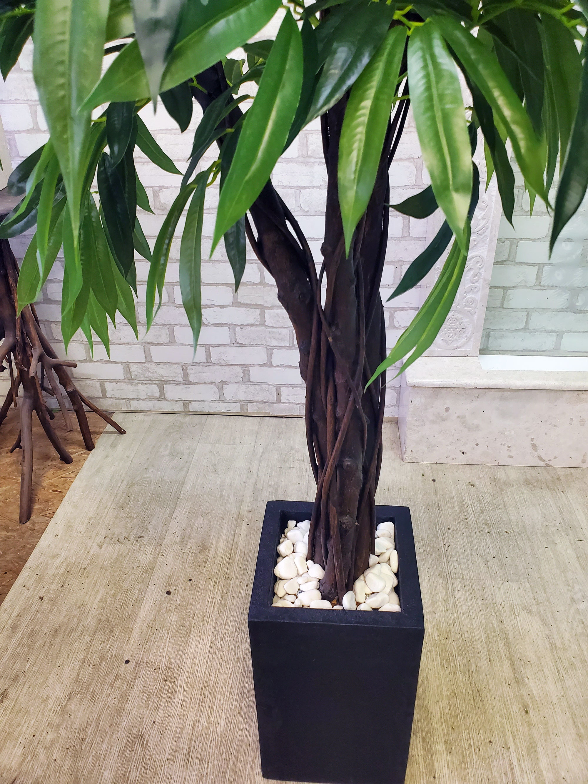 Triple Palm 150 Cm From Mango Leaves. Artificial Palm Tree for Cafe - Etsy