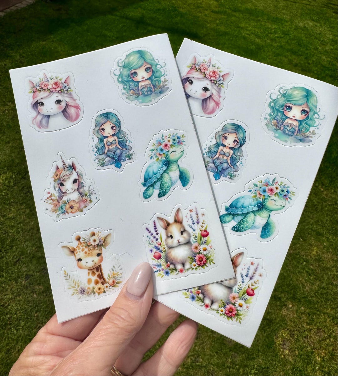 Gorgeous Sticker Sheet 7 Stickers - Etsy