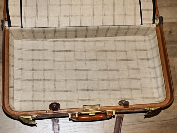 1920s Leather Suitcase / Samuel Trees & Co. Toronto. … - Gem
