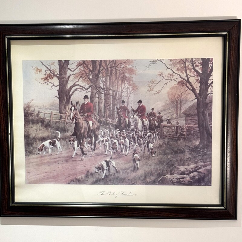 English Hunt Scene - Etsy