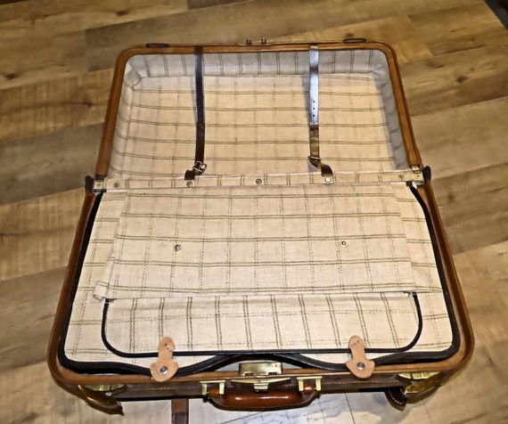 1920s Leather Suitcase / Samuel Trees & Co. Toronto. … - Gem