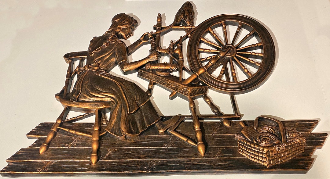 Large 25 Syroco / Coppercraft Guild 1971 Dimensional Wall Hanging Craft ...